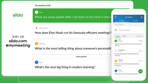 Slido: An App for Instantaneous Feedback Loops – Centre for Teaching ...