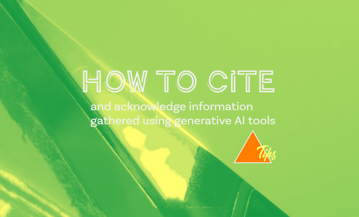 How to cite and acknowledge information gathered using generative AI ...