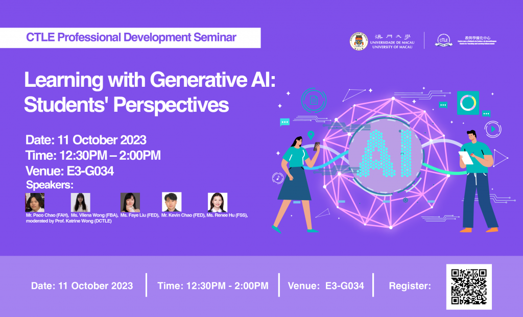 CTLE Professional Development Seminar: Learning with Generative AI ...