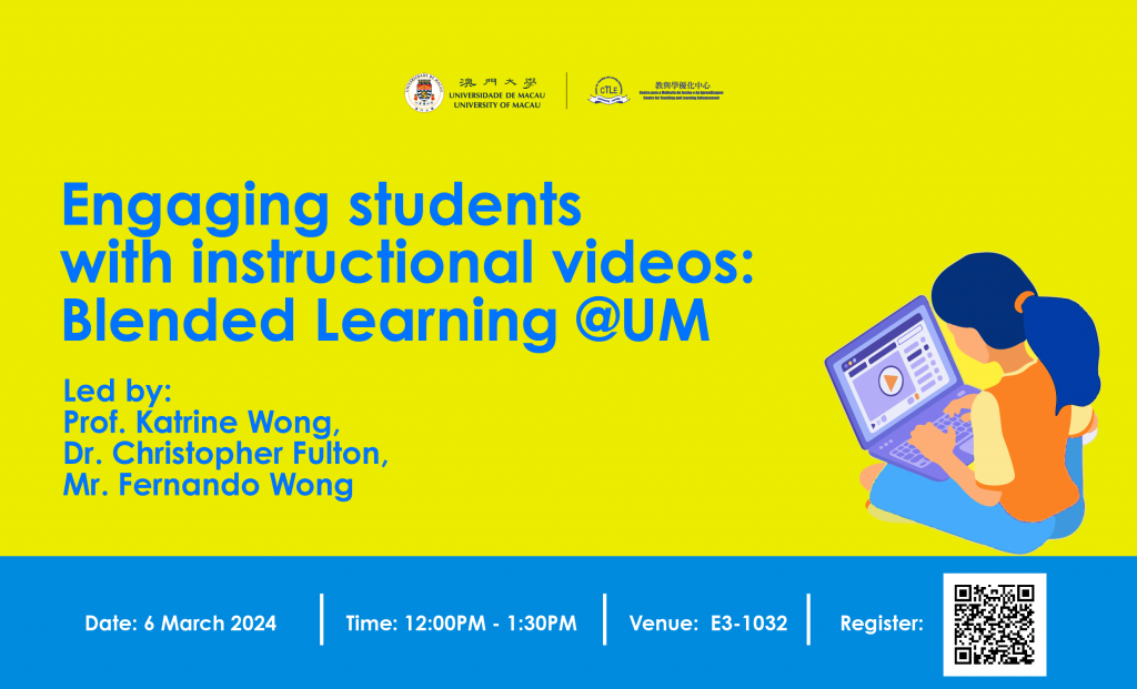 Engaging students with instructional videos: Blended Learning @UM ...