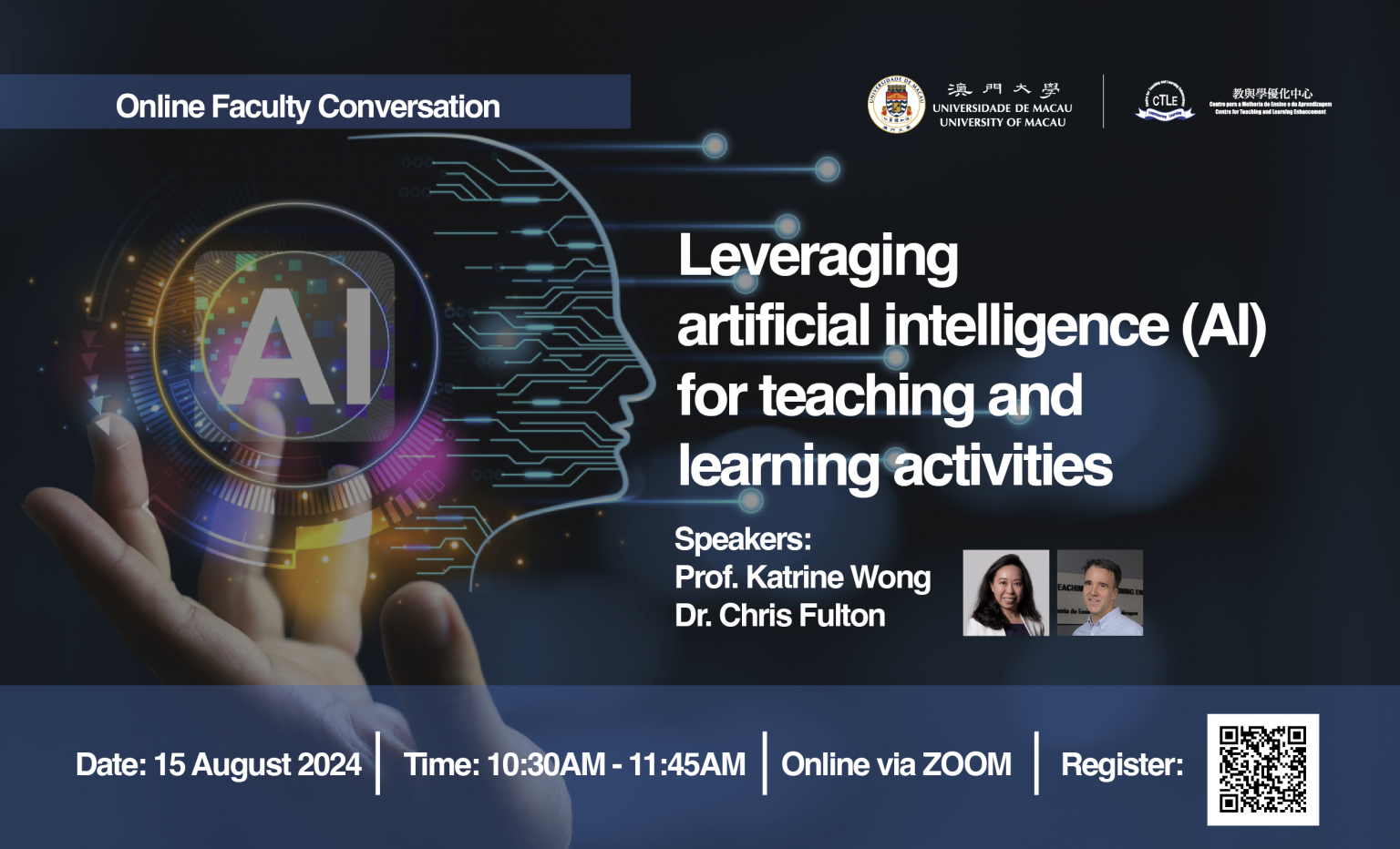 Online Faculty Conversation: Leveraging artificial intelligence (AI ...