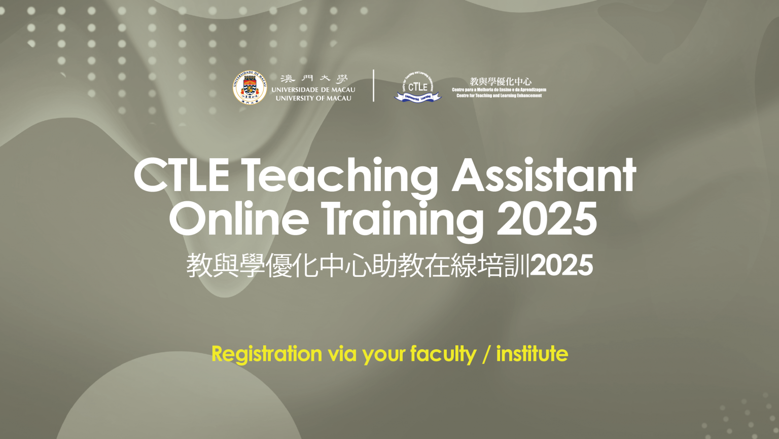 CTLE Teaching Assistant Online Training 2025 – Centre for Teaching and ...